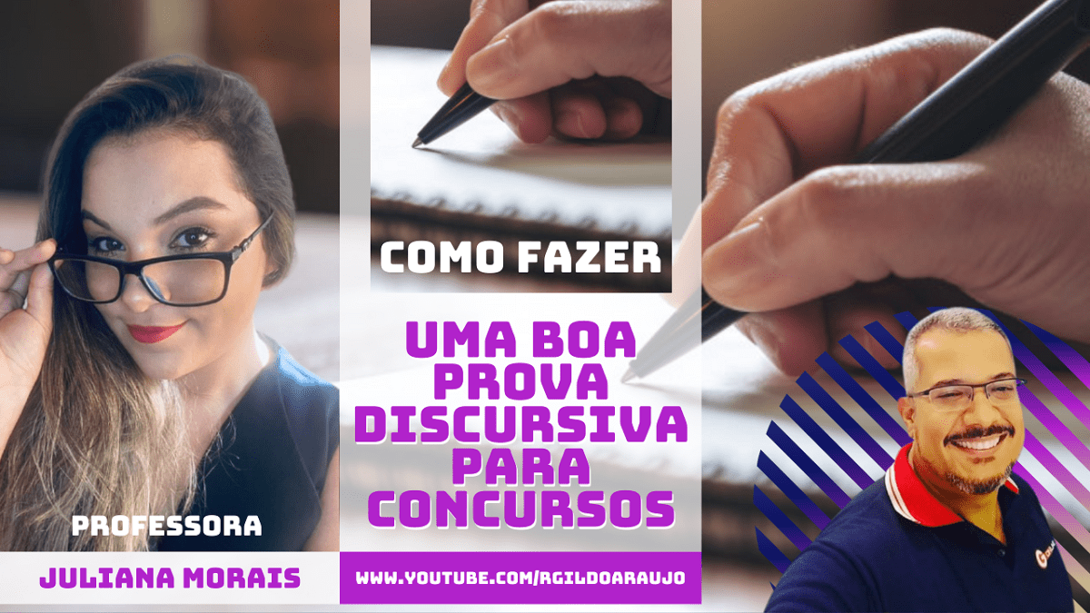 Como fazer uma boa prova discursiva para concursos | Professor Rogerão ...